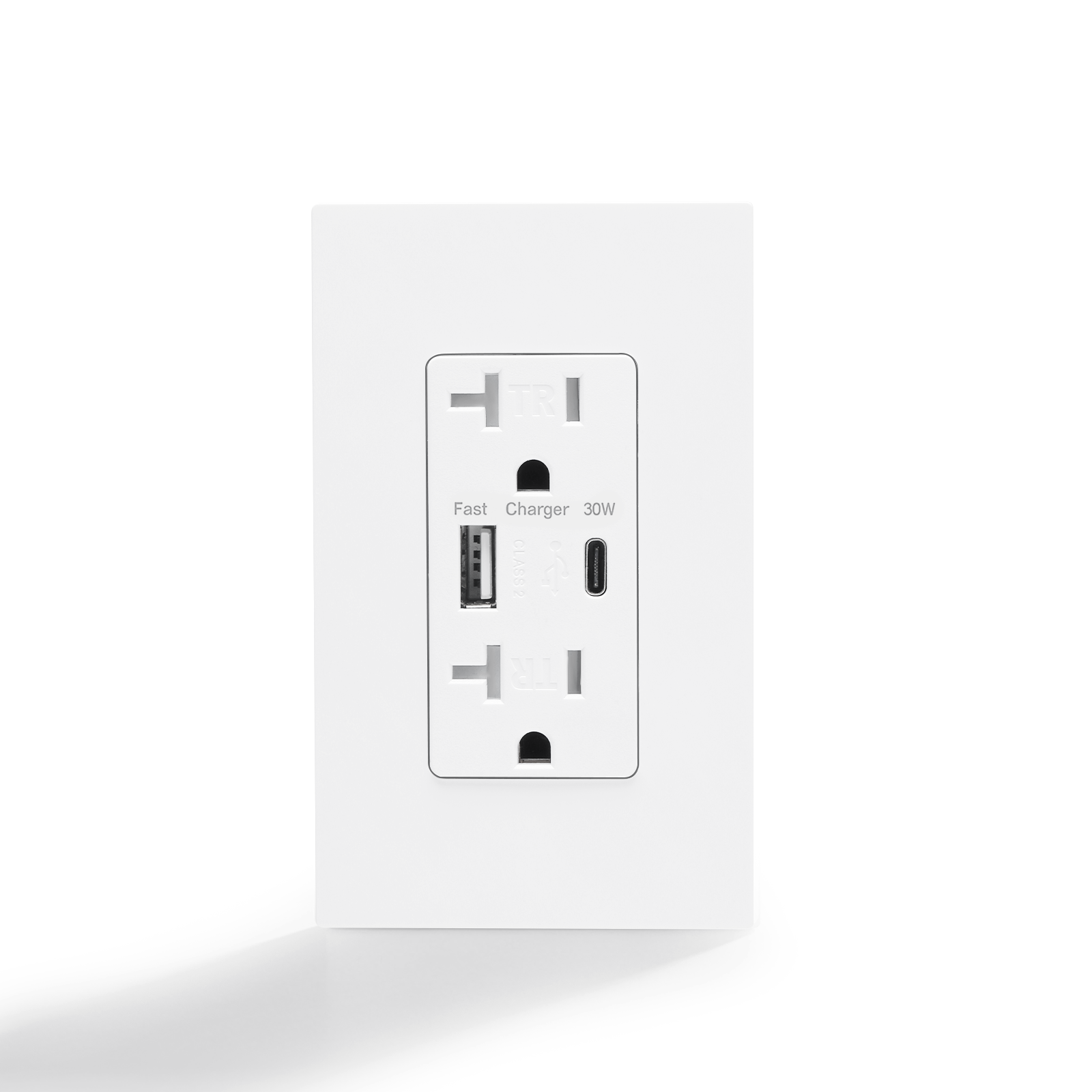 SMUT15A/20A with 30W Fast Charging Tamper-Resistant (TR) Receptacle Ty